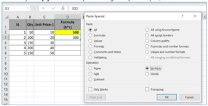 How to Paste Special Shortcuts in Excel - Resource