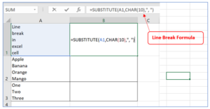 How To Remove Line Breaks (carriage Return) In Excel? - Resource
