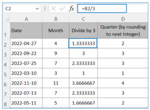 How to Calculate Quarter from Date in Excel? - Calculate Time in Excel