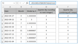 How to Calculate Quarter from Date in Excel? - Calculate Time in Excel