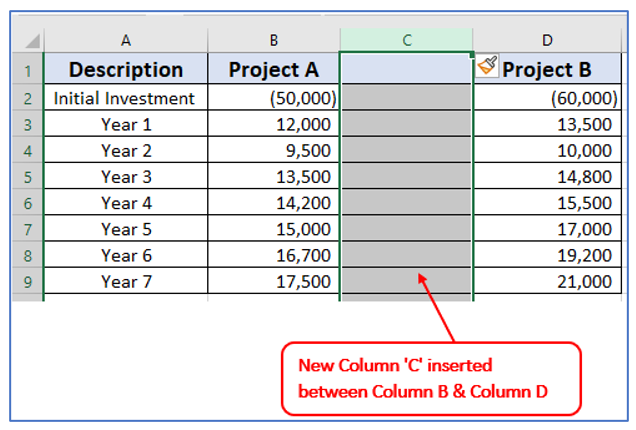 How To Add Column In Excel 