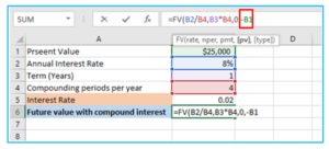 How to Calculate Compound Interest in Excel