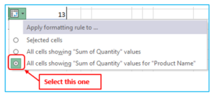 How to Apply Conditional Formatting to Pivot Tables? - Resource