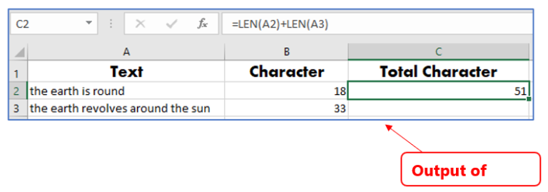 How To Count Characters in Excel Cell and Range