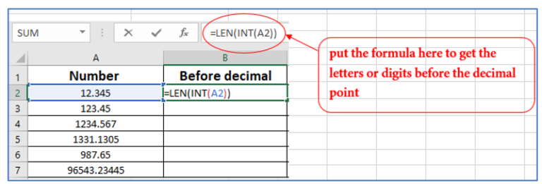 How To Count Characters in Excel Cell and Range