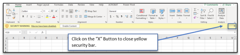 How to enable Macro in Excel?