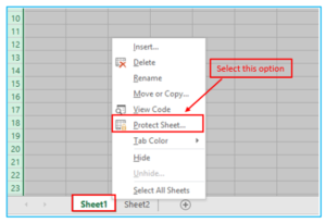 Lock, Hide Cells and Protect Worksheet in Excel