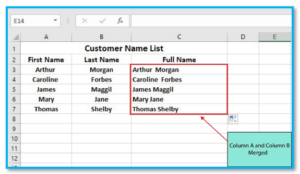 How To Merge Or Combine Two Columns In Microsoft Excel? - Resource