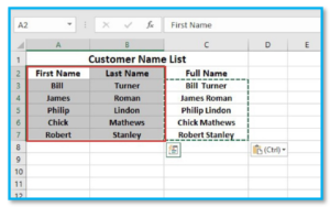 Merge or Combine two columns in Excel. Best Explanation
