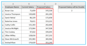 How to Multiply a Column by a Number in Excel?