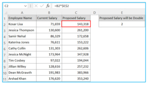 How to Multiply a Column by a Number in Excel?