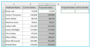 How to Multiply a Column by a Number in Excel?