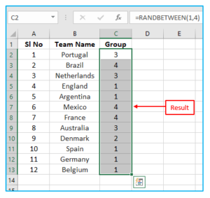 How to Make Random Groups in Excel? - Resource