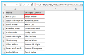How to Shuffle a List of Items/Names in Excel? 2 Different Ways. - Resource