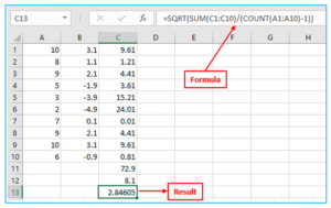 How to calculate Standard Deviation in Excel? Step-by-step Guide.