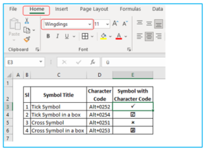Insert Check Mark. Logical Functions in Excel