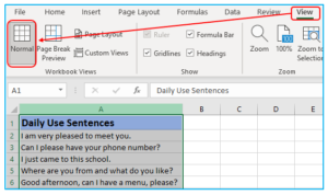 How to change and AutoFit column width in Excel