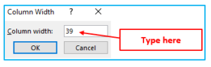 How to change and AutoFit column width in Excel