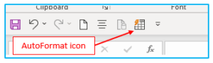 How to use Automatic Formatting in Excel?