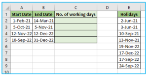 Calculate Number of Days Between Two Dates in Excel.