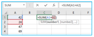 Create Cell Reference in Excel.