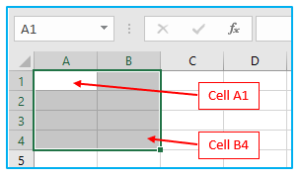 Create Cell Reference in Excel.
