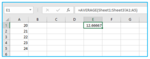 Create Cell Reference in Excel.
