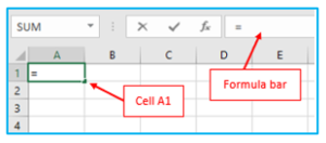 Create Cell Reference in Excel.
