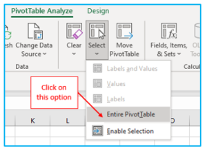 How to Delete Pivot Table in Excel?