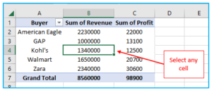 How to Delete Pivot Table in Excel?