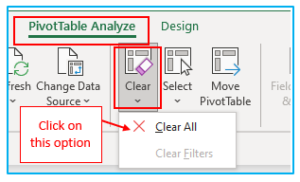 How to Delete Pivot Table in Excel?