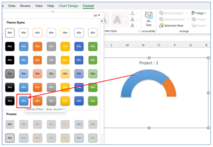 How to Create Half Circle KPI Chart in Excel?
