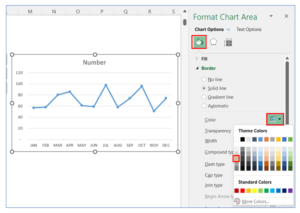 How To Create Line Chart In Excel?