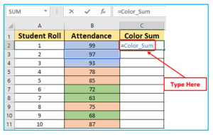 How to SUM by Color in Excel? - Resource
