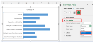 How to create Side by Side Bar Chart in Excel?