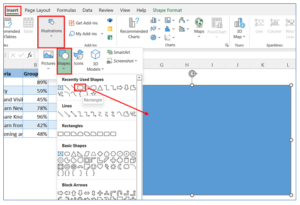 How to create Side by Side Bar Chart in Excel?