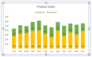 How to create a Stacked Column Chart in Excel?