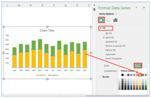 How to create a Stacked Column Chart in Excel?