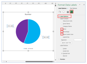 How to create pie chart in Excel?