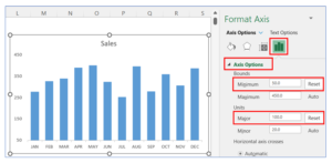 How to Give Axis in Chart? - Resource