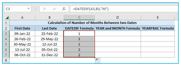 How To Calculate Number Of Months Between Two Dates Resource