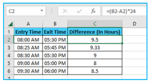 How to Calculate Time Difference in Excel (Best Formulas)