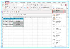 How to Calculate Time Difference in Excel (Best Formulas)