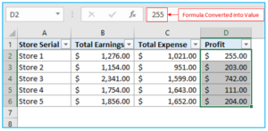 How to Convert Formulas to Values in Excel? 4 Easy Methods.