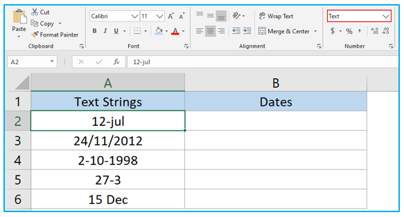 How To Convert Serial Number To Date And Text To Date In Excel
