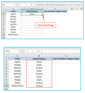 Count Unique and Distinct Values in Excel With Formula Or Pivot Table