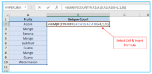 Count Unique and Distinct Values in Excel With Formula Or Pivot Table