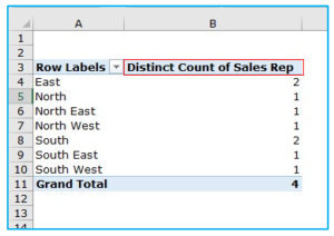 Count Unique and Distinct Values in Excel With Formula Or Pivot Table