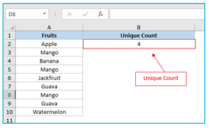 Count Unique and Distinct Values in Excel With Formula Or Pivot Table