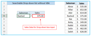 How to Create Searchable Drop Down List in Excel?